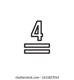 Max Stack Icon Symbol Vector Illustration Stock Vector Royalty Free 1611827014 Shutterstock