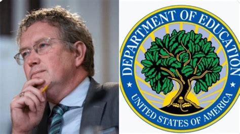Shut Down The Us Department Of Education Rep Thomas Massie Has A Bill