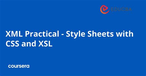Xml Practical Style Sheets With Css And Xsl Coursera