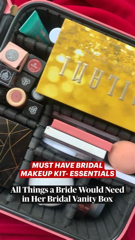 All Things A Bride Would Need In Her Bridal Vanity Box Wedding