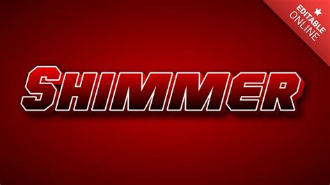 shimmer text effect generator