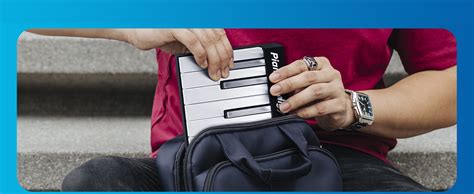 Gemini Sound Pianoprodigy 24 Key Light Up Bluetooth Keyboard Portable And Expandable Piano For