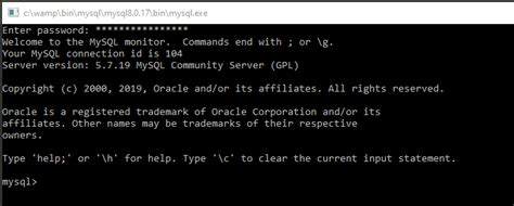 Phpmyadmin Wamp Can Not Use Another Version Of Mysql V5719