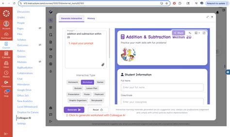 How To Install Canvas Lti Integration Colleague Ai