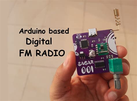 Arduino Based Digital Audio Fm Radio Using Rda5807 Details