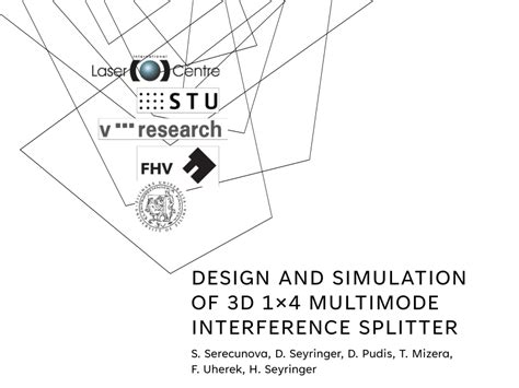Pdf Design And Simulation Of 3d 1×4 Multimode Interference Splitter