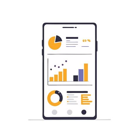 Designing Engaging Mobile Analytics Dashboards For Ui Designers Premium Ai Generated Vector