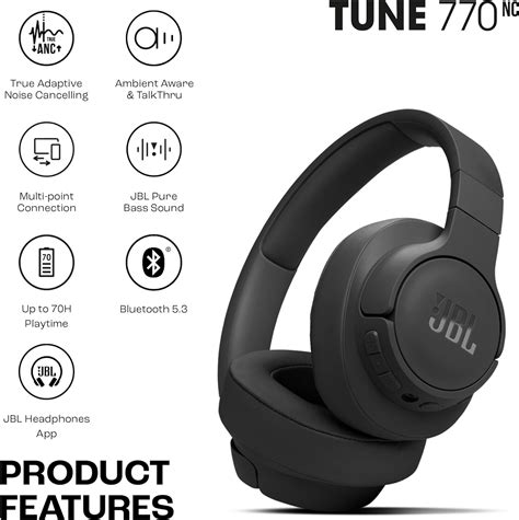 JBL Tune Noise Canceling BT Casque Audio Sans Fil