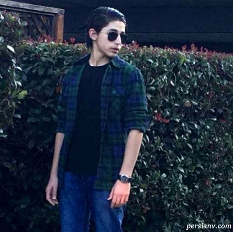 این آقای مدل پسر “فریبرز عرب نیا” در خارج است عکس