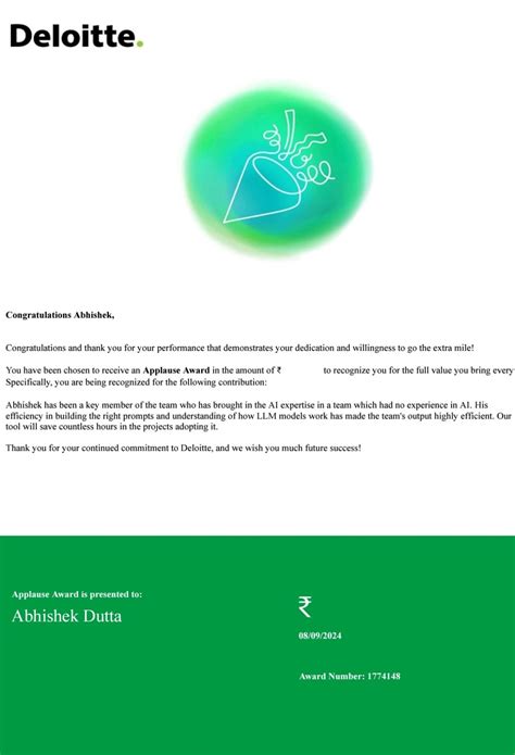 Abhishek Dutta On Linkedin Deloitte