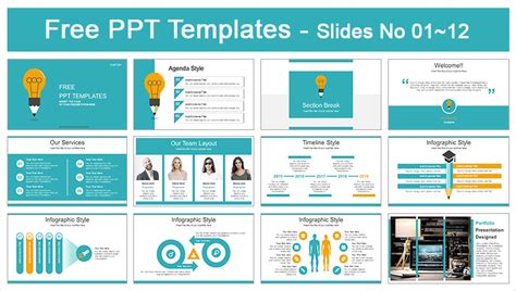 Creative Idea Bulb Powerpoint Template