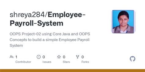 github shreya284 employee payroll system oops project 02 using core java and oops concepts to