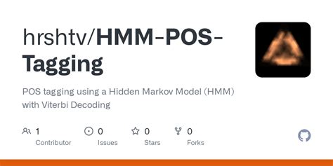 GitHub Hrshtv HMM POS Tagging POS Tagging Using A Hidden Markov
