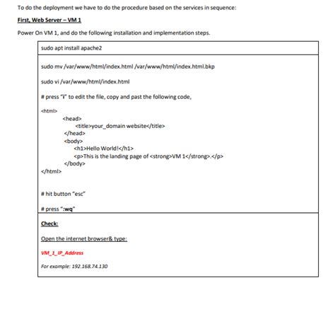 Solved To Do First Power Second Application Server VM 1 Chegg Com