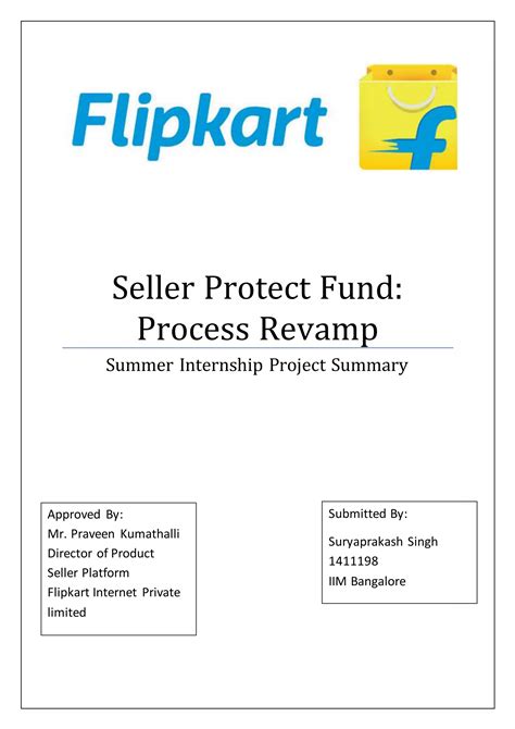 Internship Summary Report Pdf