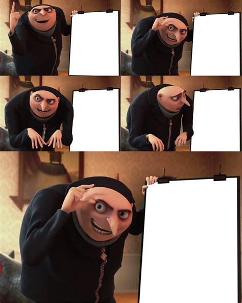 Gru Board Blank Template Imgflip