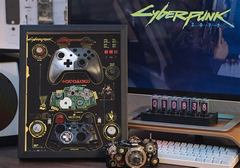 Disassembled Microsoft Cyberpunk 2077 Xbox Controllerteardown