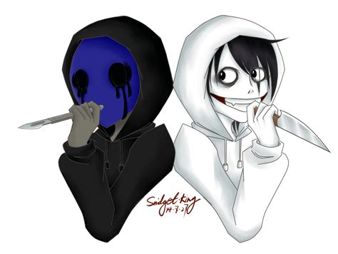 Eyeless Jack And Jeff The Killer By Snidget King On Deviantart