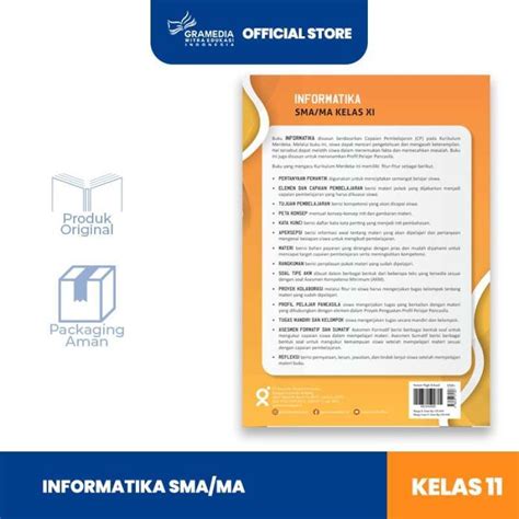 Promo Buku Informatika Smama Kelas 11 Kurikulum Merdeka Diskon 28