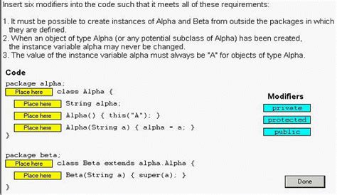 jmse declarations and access control scjp ocjp