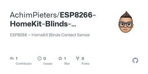 GitHub AchimPieters ESP8266 HomeKit Blinds Contact Sensor ESP8266
