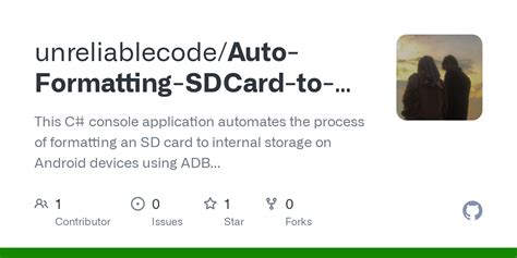 Github Unreliablecodeauto Formatting Sdcard To Internal Storage