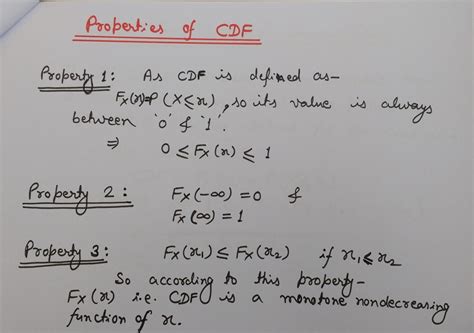 Engineering Made Easy Cumulative Distribution Function CDF Properties Of CDF CDF