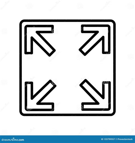 Resize Icon Collection Adjustment Tools Illustrations For Graphic Design And Tech Projects