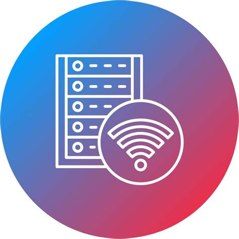 Premium Vector Wireless Database Icon Vector Image Can Be Used For Web Hosting