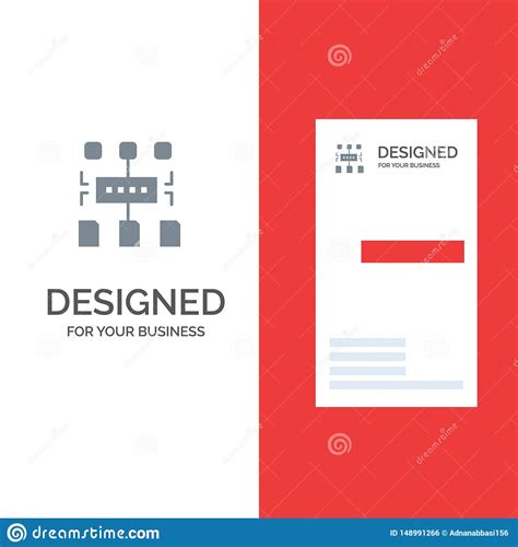 algorithm program user document grey logo design and business card