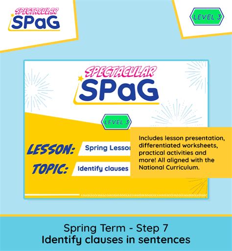 Year 3 Clauses Worksheet Identify Main And Subordinate Clauses