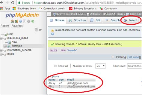 Mdad17 Setup A Free Mysql And Php Host Site For Android