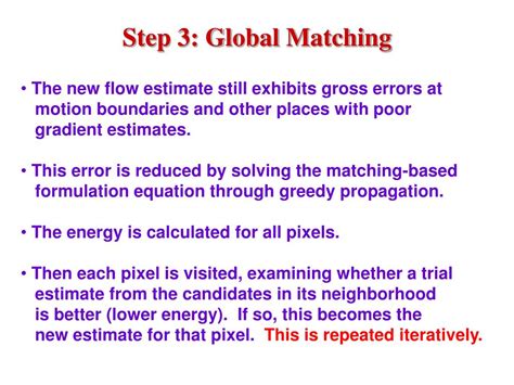 Ppt Robust Visual Motion Analysis Piecewise Smooth Optical Flow Powerpoint Presentation Id