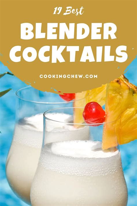 19 Blender Cocktails For Grownups To Enjoy