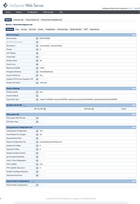 Cài đặt LiteSpeed Web Server Enterprise CyberPanel trong bước