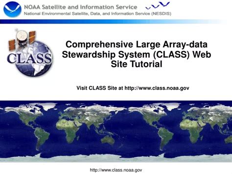 Ppt Comprehensive Large Array Data Stewardship System Class Web