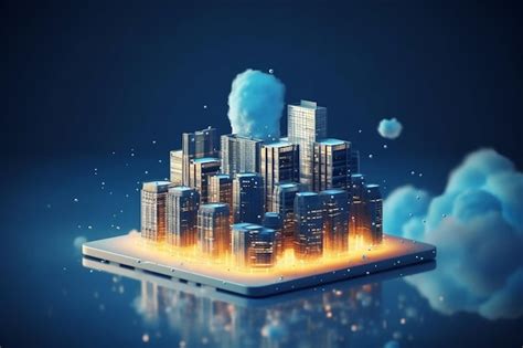 Premium Ai Image Cloud Storage Smart Communication Efficient Data Management And Seamless