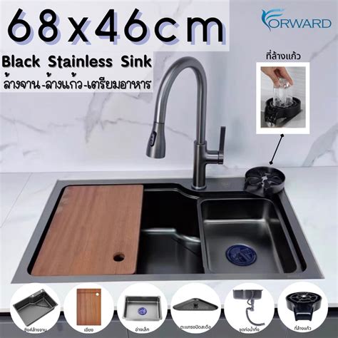 7 Homeอ่างล้างจาน ซิงค์ล้างจาน เครื่องครัวอ่างซิงค์สแตนเลส มี 2 แบบฝังเคาน์เตอร์ และ แบบใส่ขา