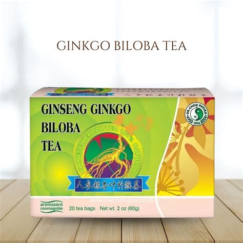 Ginseng Root Green Tea With Ginkgo Biloba 20 Tea Bags Boost Sexual