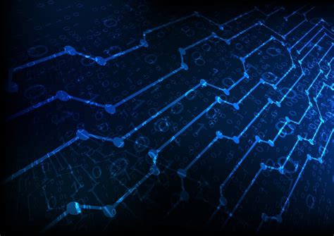 미래 추상 기술 배경 무료 벡터