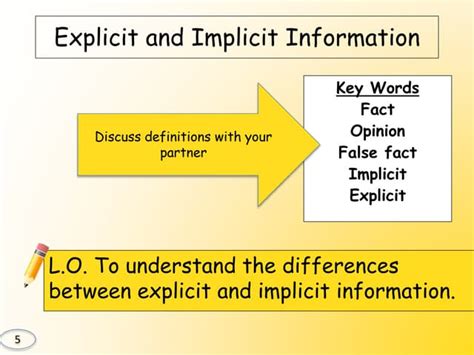 Explicit And Implicit Information 1pptx