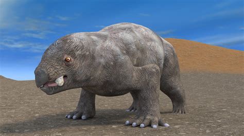 Dicynodonte Lisowicia 3d Turbosquid 1350137