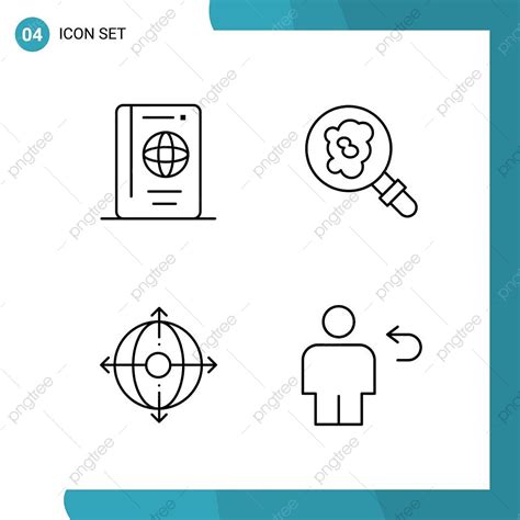Packing Symbols Vector Png Images Vector Pack Of 4 Outline Symbols For Device Outline Png
