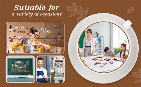 Teling 89 Pcs Industrial Cafe Bulletin Board Set