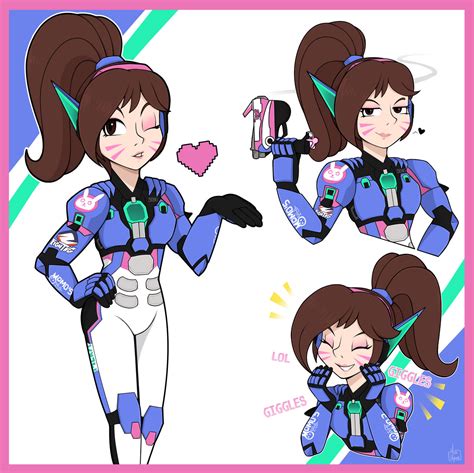 Overwatch Dva By Miss Psyson On Deviantart