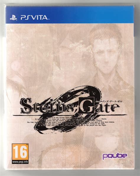Ps Vita Steins Gate Zero Limited Edition Pal Complete Sealed