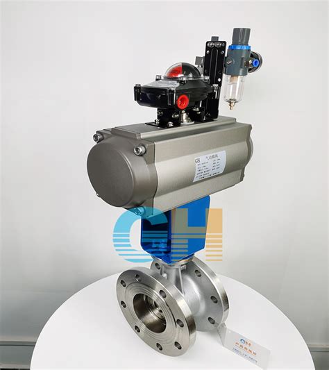 沪工恒牌 D643w 16p Dn100 不锈钢法兰式气动硬密封蝶阀 工恒阀门（上海）有限公司