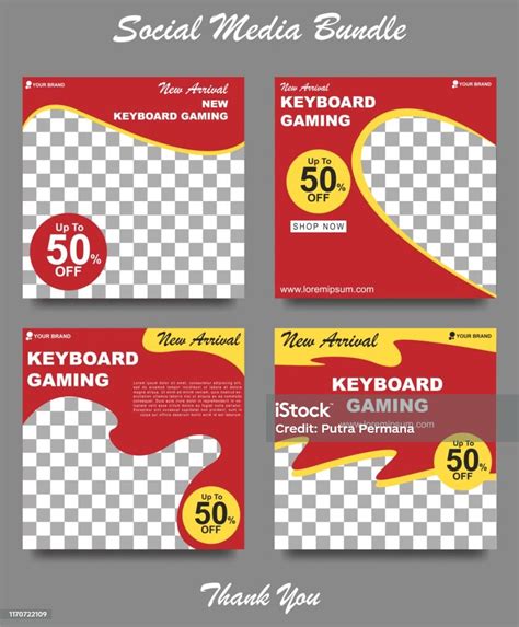 소셜 미디어 게시물에 대 한 가제트 판매 배너 가젯 저장소용 소셜 미디어 템플릿입니다 현대 사회 템플릿 게시물 배너입니다 가젯 할인 게시물 템플릿 개념에 대한 스톡 벡터