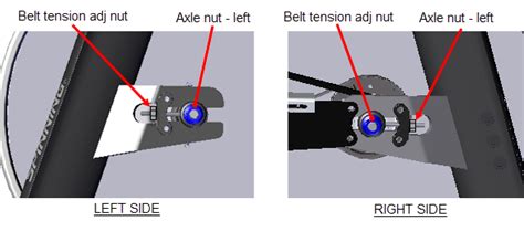Drive Belt Tension And Tracking Adjustment