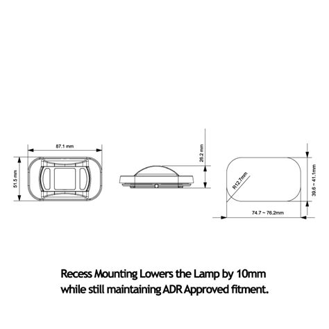 69281 Rubber Mounting Grommet To Suit 26281 Series Marker Lamps Lucidity Australia